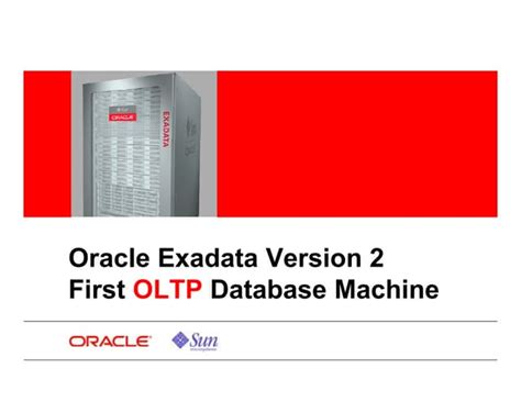 Oracle Exadata Version 2 Ppt