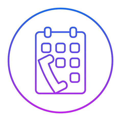 Premium Vector Schedule A Call Icon