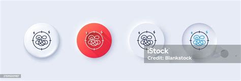 응력 선 아이콘입니다 불안 우울증 표적 신호 선 아이콘 벡터 3차원 형태에 대한 스톡 벡터 아트 및 기타 이미지 3차원 형태 Health 감정 Istock