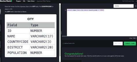Sql Hackerrank Day4 Problemsolving Dataanalyst Dataanalysis Analytics Datatransformation