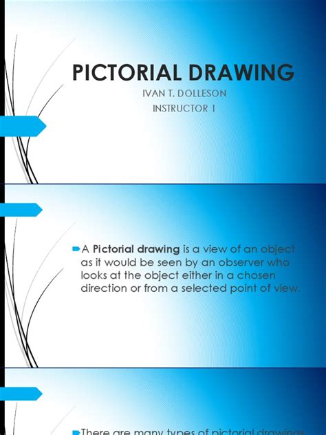 Pictorial Drawing Ivan T Dolleson Instructor 1 Pdf Perspective Graphical Classical