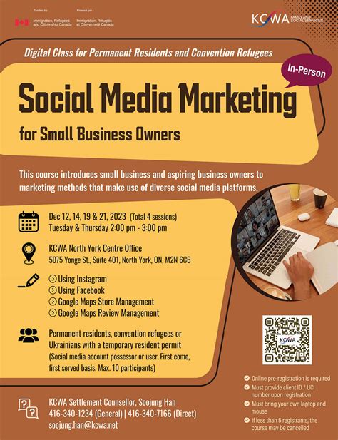 캐나다 Kcwa 소상공인을 위한 소셜 미디어 마케팅 온라인대면 K Pop Times