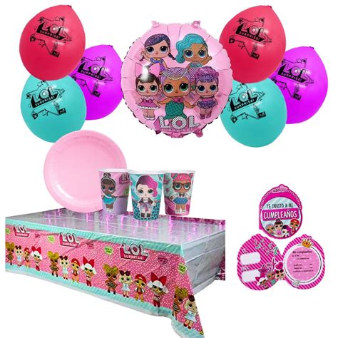 Pack Cumpleaños Muñecas Lol Lider