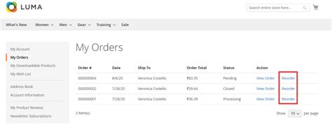 How To Enable Or Disable Reorders In Magento