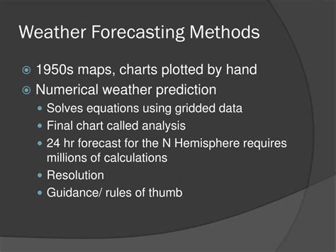 PPT Weather Forecasting PowerPoint Presentation Free Download ID