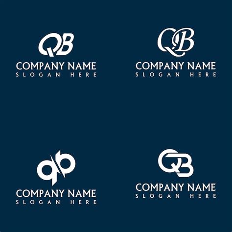 Premium Vector Lb Letter Logo Set Design