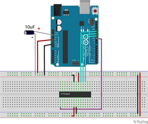 ATmega As Arduino Using Internal Mhz Crystal Trybotics
