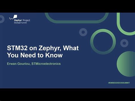 free video stm32 on zephyr what you need to know from linux