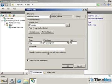 Configuring IIS In Windows Server R CpocLab Networking Training In Live Environment