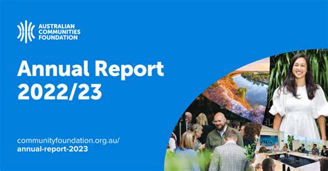 Annual Report 2022/23 - Australian Communities Foundation