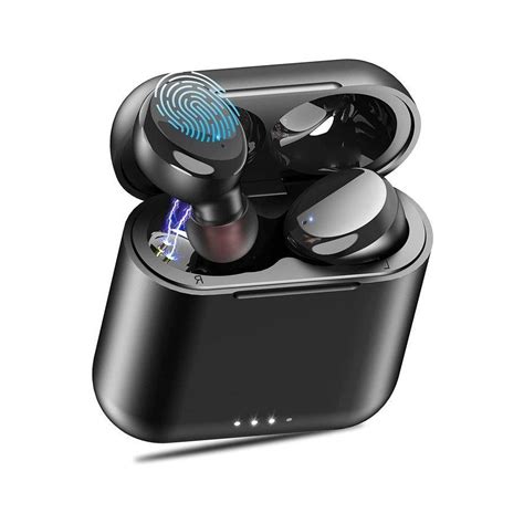 Wireless Touch Control Bluetooth Headphones Black BIG W