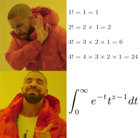 Virgin Factorial Vs Chad Gamma Function Funny School Memes Math Memes School Memes