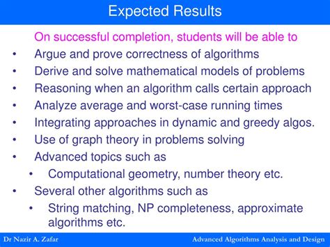 ppt advanced algorithms analysis and design powerpoint presentation