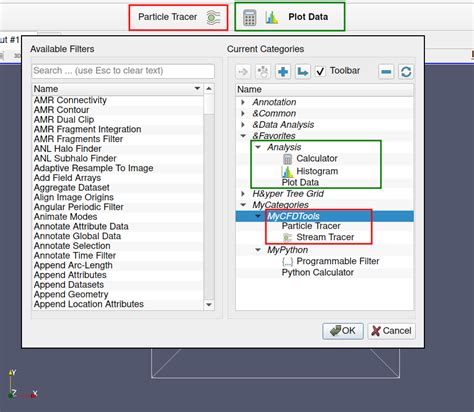 Configurable Filter Categories In Paraview