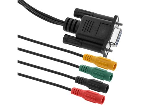 Db9 Pino Macho para Cabo De Diagnóstico Conector Fêmea De Quatro Bananas BEMATIK Worten pt