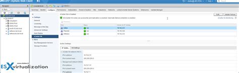 VMware VCSA Active Passive Setup With Simple Configuration LAB ESX Virtualization