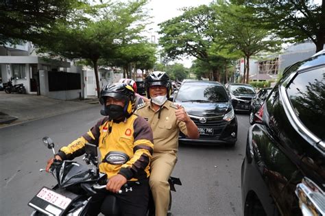 Ojol Day Pekan Keempat Wali Kota Danny Pesan Layanan Ojol Dari