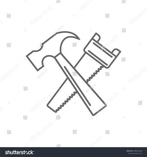 Technical Icon Vector Engineering Simple Icon Stock Vector Royalty