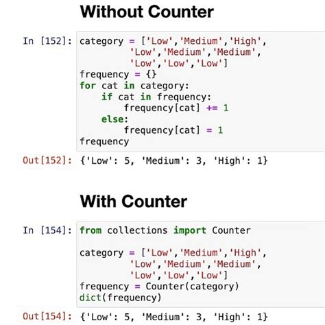 💡python Tips Use Counter For Counting Hashable Objects 💡 Pythontips