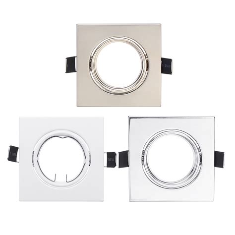 Square Rotation LED Downlight Ceiling Lamp Bracket For 70 75mm GU10