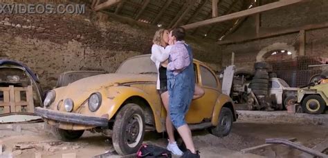 Stacked Blonde Cougar Seducing The Car Mechanic For Sex ZB Porn