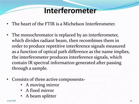 Ftir Spectrophotometer Pptx