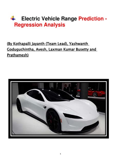 electric vehicle range prediction regression analysis pdf support