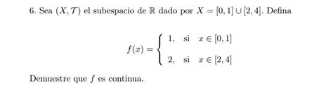 Solved 6 Sea X T El Subespacio De R Dado Por