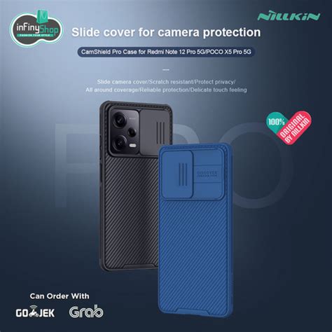Jual XIAOMI REDMI NOTE 12 PRO 5G POCO X5 PRO NILLKIN CAMSHIELD PRO Black Kota Tangerang