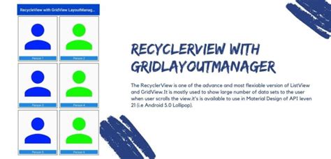 RecyclerView With GridLayoutManager Show Grid View In Androidx