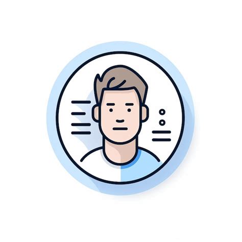 Premium Photo Identification Icon Id Card And Personal Information