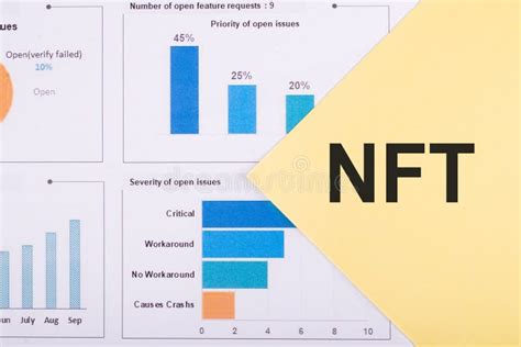 Nft Text On Yellow Sticky On Chart Stock Image Image Of Reminder