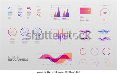 Dashboard Ui Ux Kit Control Center Stock Vector Royalty Free 1303968448 Shutterstock