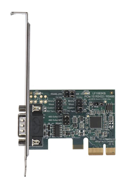 Axxon LF1083KB PCI Express PCIe High Speed 1 Port RS422 RS485 Serial Adapter With DMA Amazon