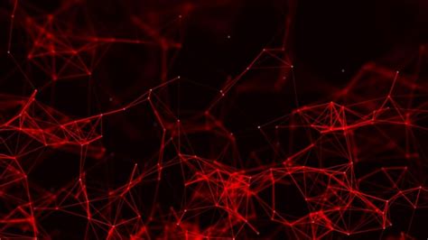 Premium Photo Abstract Digital Red Background Big Data Visualization