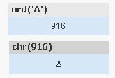 How To Find A Number For A Char Chr And Ord F Qlik Community