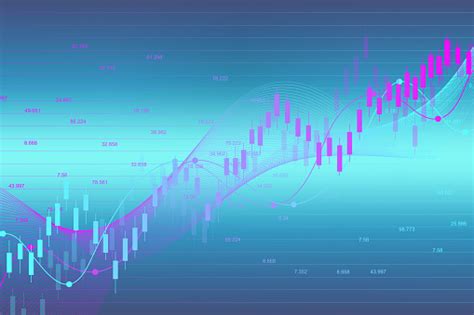 비즈니스 및 금융 개념에 대한 주식 시장 그래프 또는 외환 거래 차트 주식 시장 데이터 강세 포인트 그래프의 추세 벡터 일러스트레이션 그래프에 대한 스톡 벡터 아트 및 기타