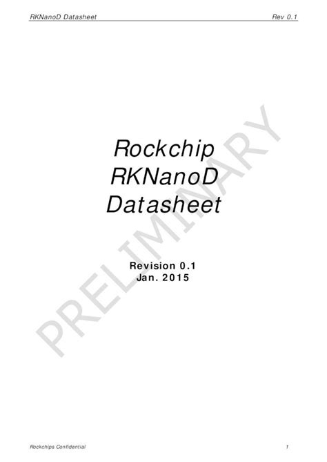 PDF Rockchip RKNanoD Datasheetrockchip Fr RKNanoD Datasheet V Pdf ARM Cortex M