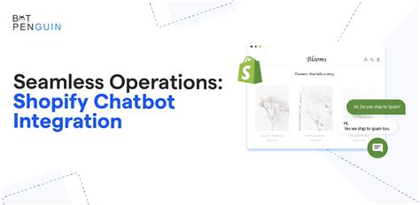 Seamless Operations Shopify Chatbot Integration