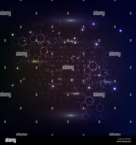 Binary Computer Code Repeating Vector Background Illustration