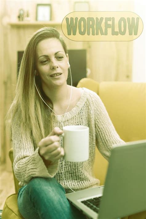 Text Caption Presenting Workflow Business Approach Series Of