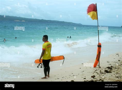 Lifeguard Puka Shell Beach Boracay The Visayas Philippines