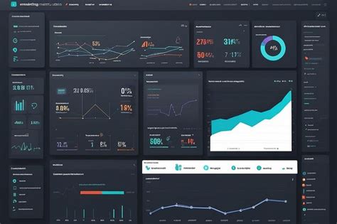 Premium Photo Chat Marketing Metrics Dashboard