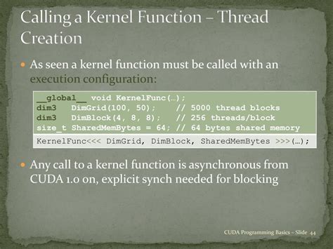PPT CUDA Lecture CUDA Programming Basics PowerPoint Presentation Free Download ID