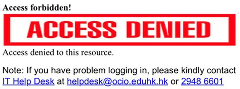 faq i got the error access forbidden or access denied when i