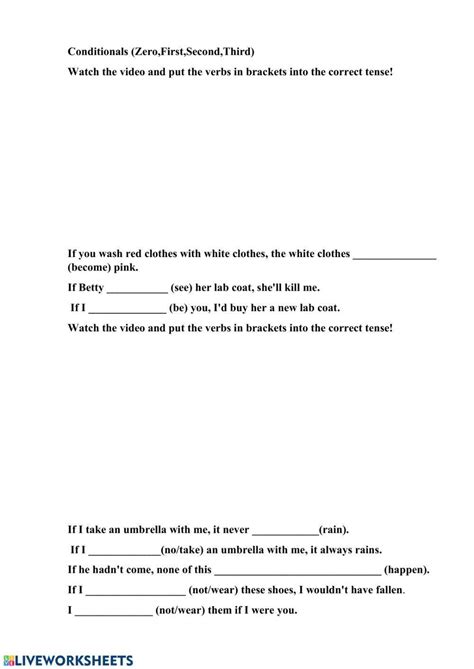 54856 Conditionals Zero First Second Third Nadezhda