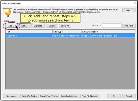 adding links and bookmarks to pdf file attachments using autobookmark