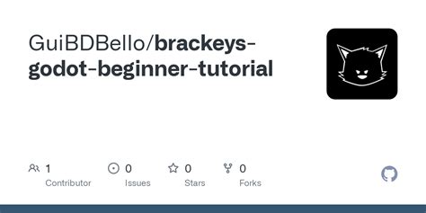 Github Guibdbellobrackeys Godot Beginner Tutorial