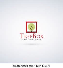 Tree Box Logo Template Stock Vector Royalty Free Shutterstock