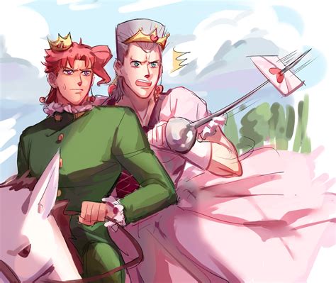 Kakyoin Noriaki And Jean Pierre Polnareff Jojo No Kimyou Na Bouken And More Drawn By Yanglao